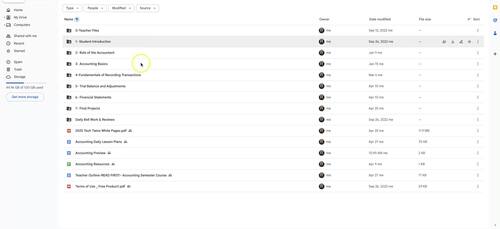 Homeschool Edition - Accounting Semester Course TURNKEY Multiple Day Sample