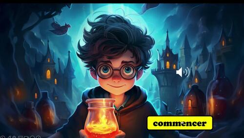 Harry Potter "Poudlard Express" summer quest French learning | TPT