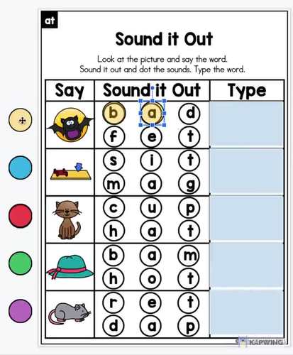CVC Words Worksheets | Beginning Middle Ending Sounds | Segmenting