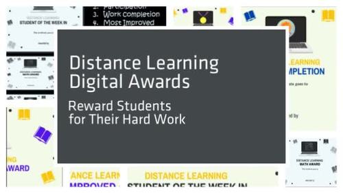 Google Slides Student Awards Certificates for Distance Learning | TPT