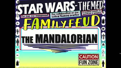 STAR WARS-THEMED FAMILY FEUD GAME - (version 9 of 12) "THE MANDALORIAN"