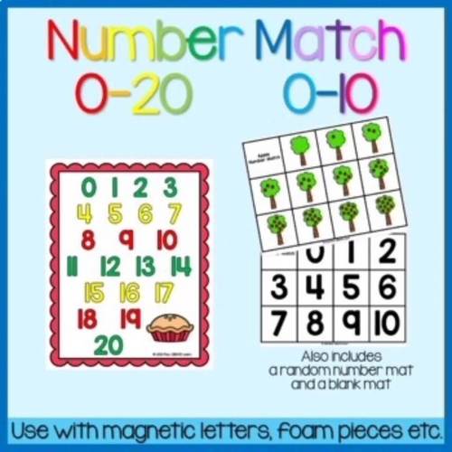 Apple Pie Math Sensory Bin Printables | Small Group Activities | TPT