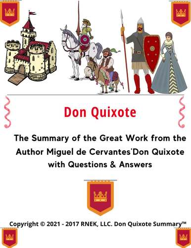 Don Quixote Lesson: Cervantes Medieval Knights Chivalry Spain Great Works