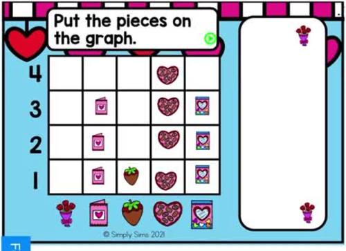 Valentine's Day | Boom Cards | Graph Skills | Counting | Addition ...