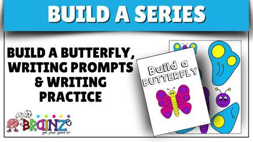 Build a Butterfly Craft & Writing Activity | Spring Bug Craft | Letter B