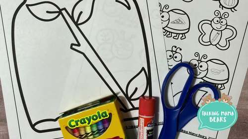 Spring Catching Bugs Speech Articulation Craft by Talking Mama Bears