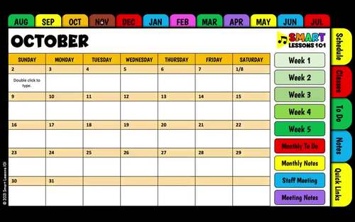 2025 Australian Digital Music Teacher Planner Editable PPT Google FREE ...