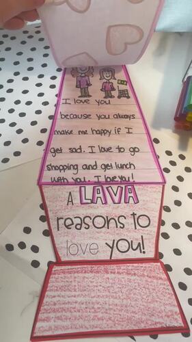 Valentines Day Lava Lamp Card Craft by The Teaching Diva Corner | TPT