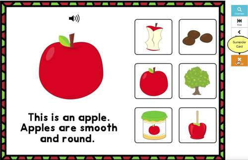 Apple Facts | Boom Cards™ | Interactive Book| Digital & Printable