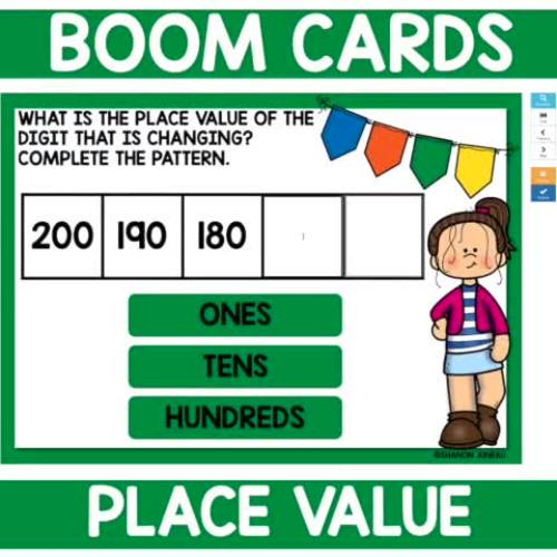 Place Value Patterns Boom Cards by Shanon Juneau We are Better Together