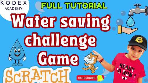 Two-Player Water Saving Game | Scratch | Workbook, Coding, Rubrics, sb3 ...