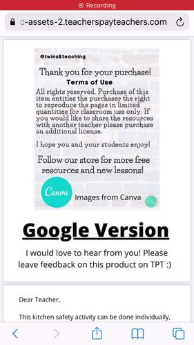 Kitchen Safety Activity - Kitchen Safety Crime Scene - Life Skills - FACS