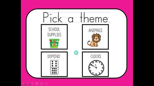 Find It, Make Write It Visual and Fine Motor Game by Pink Oatmeal