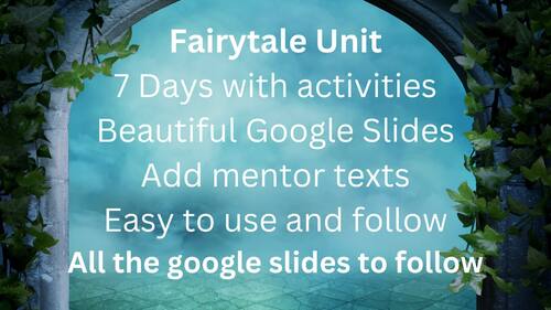 Fairytale, Folktale, and Fable Reading Unit with Google Slides & Activities