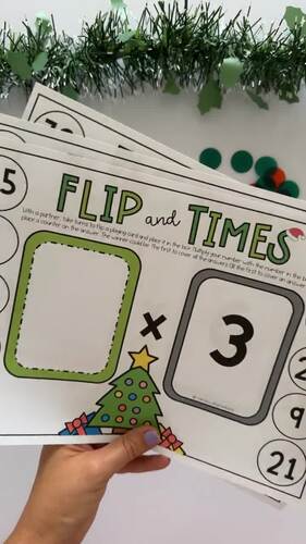 Holiday Math fluency / Multiplication and Division Games | TPT