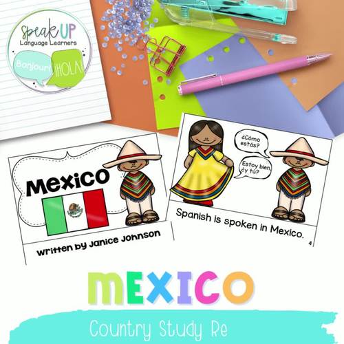 Mexico Country Study Reader & Activities Print & Digital with Audio English