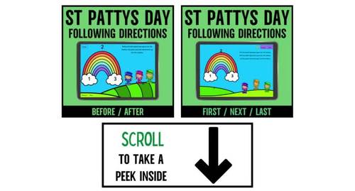 Bundle - Saint Patrick's Day Following Directions with Sequential Concepts