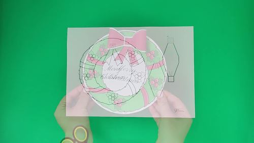 3D Christmas Wreath Craft by 10 Minutes of Quality Time | TPT