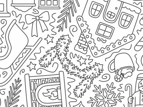 Christmas Hidden Object Search and Find Printable Activity by Little Stuff
