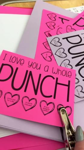 Valentine's day student gifts: Editable Punch Cards by Keeping up with ...
