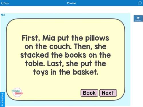 Clean-Up Day Sequencing BOOM Cards™ by The Crafter Teacher | TpT