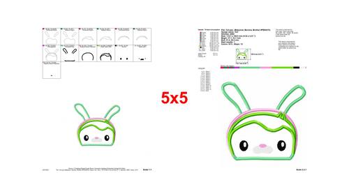 Tweak Bunny Octonauts Applique Embroidery Design - Instant Download by ...