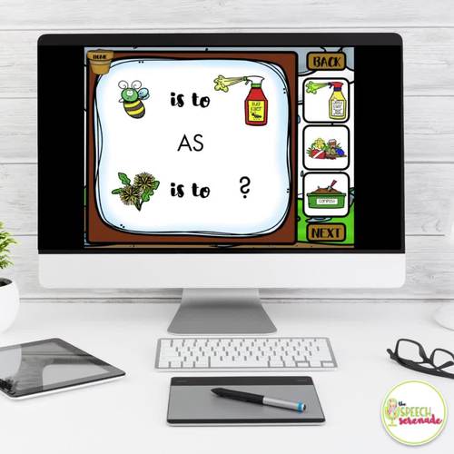 NO PRINT Earth Day Receptive Expressive Language Activities Pack