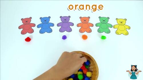 Brown Bear Brown Bear Activities |Color Sorting Fine Motor for Toddler ...