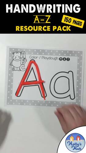 HANDWRITING A-Z Writing Resource Pack in 4 Progressive Stages by Holly ...