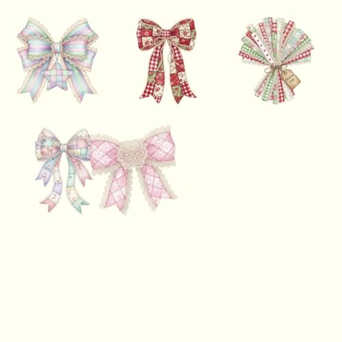 Christmas Ribbon Bow PNG • 17 Digital Clipart Files • Transparent ...