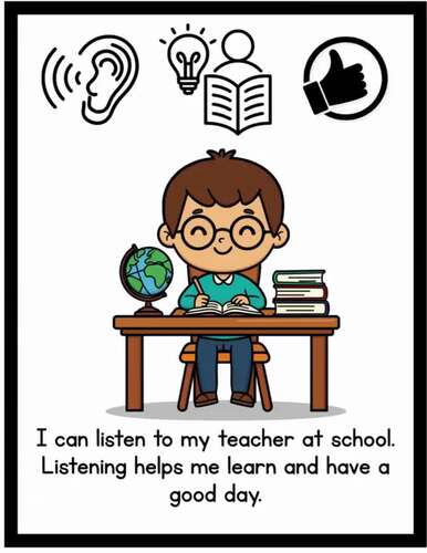 Listening and Following Directions Social Story Bundle | Classroom ...