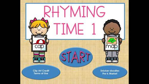 RHYMING POWERPOINT BUNDLE by Snicker-doodles Pre-k Market | TPT