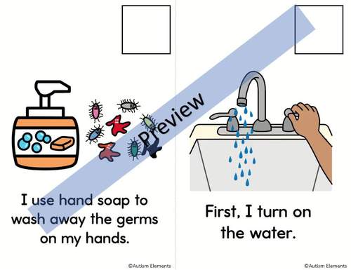 Handwashing Adapted Book- Independent Function- Visuals- Autism & SPED ...