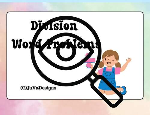 3rd grade Spring STAAR Math Resource Division Word Problem Test Prep ...