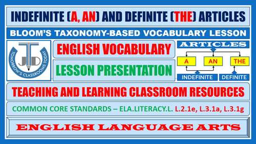 DEFINITE AND INDEFINITE ARTICLES - A, AN AND THE - BUNDLE by JOHN DSOUZA