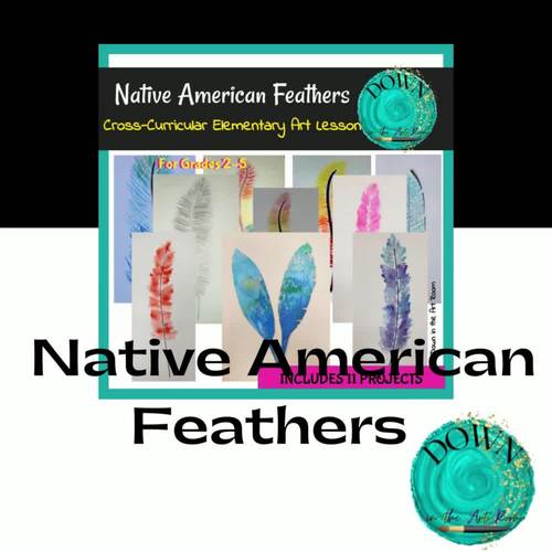 Native American Art Project Feather Elementary Art Projects | TPT