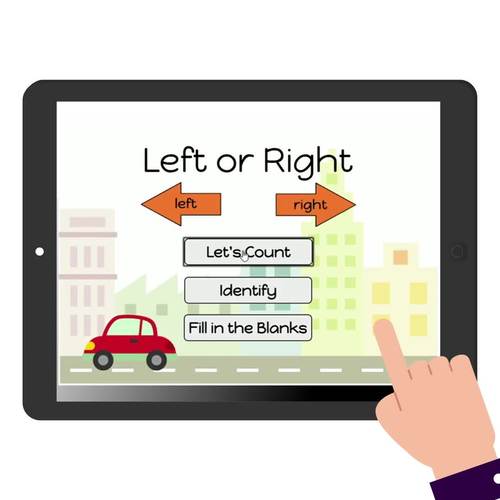 Spatial Concepts Right and Left BOOM CARDS Distance Learning | TpT Spatial Concepts Right and Left BOOM CARDS Distance Learning | TpT