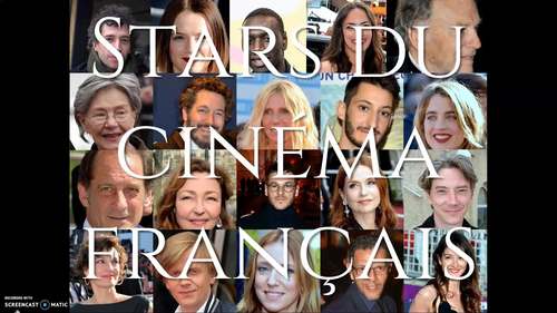 French Film Movie Star Comprehensible Input Vocabulary Culture Images ...