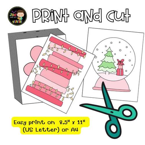 Groovy Christmas Bulletin Board Kit Door Decor Teaching Printable Editable