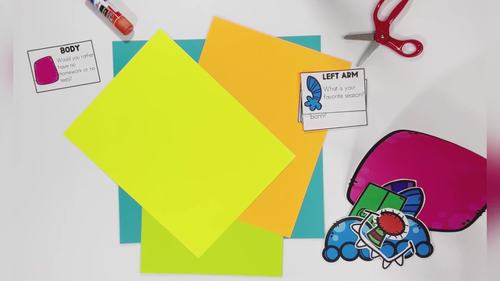 Build a Monster Team Building Activity | Back to School Getting to Know ...