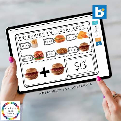 Special Education Life Skills Money Addition | Boom Cards | TPT