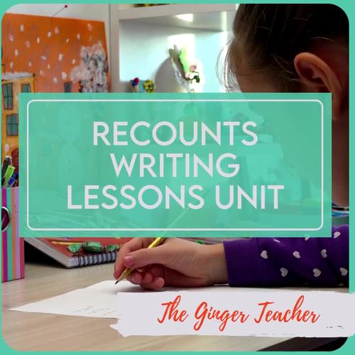 Recount Writing Unit by The Ginger Teacher | TPT