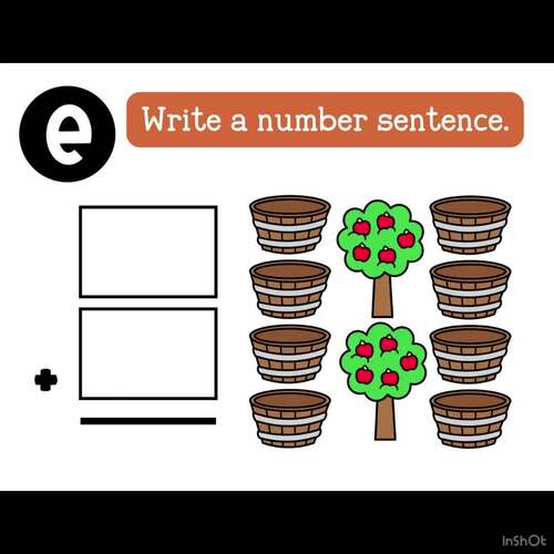 Addition + Subtraction within 10 Printable Math Task Cards for 1st Grade