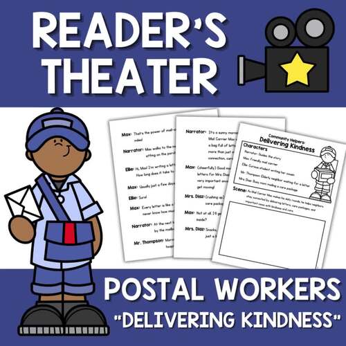 Post Office Mail Readers Theater | Community Helpers Skit | ELA Reading ...