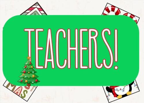 Editable Holiday Teacher Thank You Cards for Students – Print, Fold ...