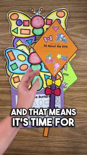 Spring Crafts Kindergarten: Flower, Butterfly, Kite, Bulletin Board ...