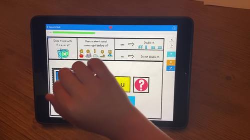 Double Consonants "FLOSS" Rule Digital Boom Cards by Sarah Paul | TPT