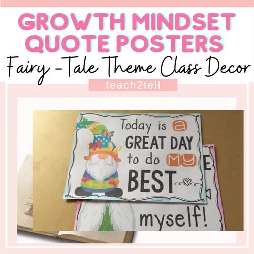 Growth Mindset Editable Posters | Class Decor by Teach2Tell | TPT