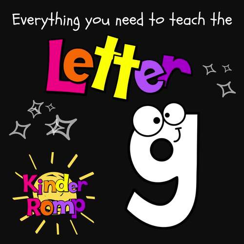 Letter G Kindergarten Pack: Worksheets, Poem, Activities, YouTube Video
