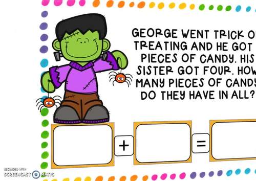 Addition Word Problems Boom Cards™ Distance Learning Math by Creating 4 ESL